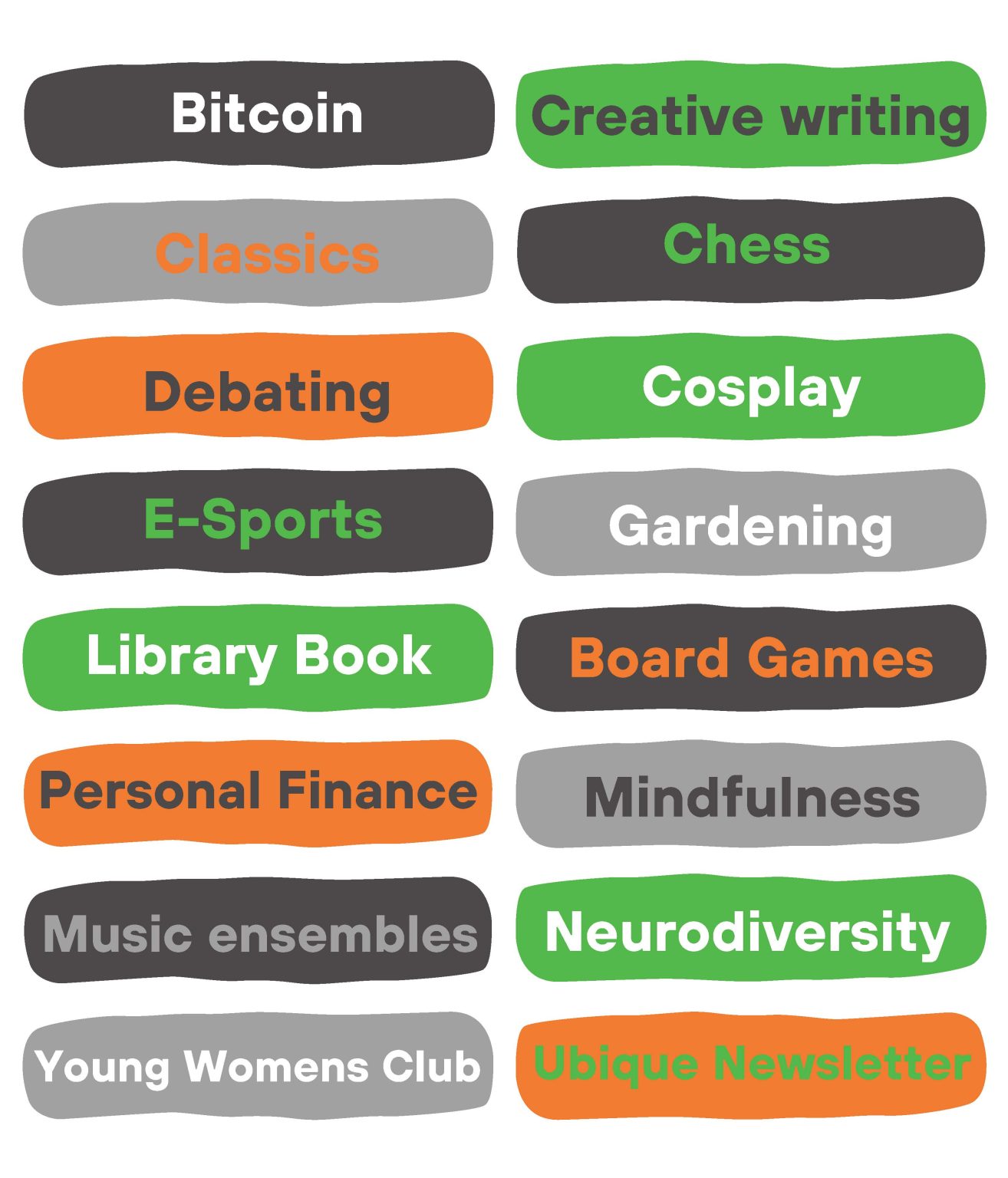 Clubs and groups – University High School